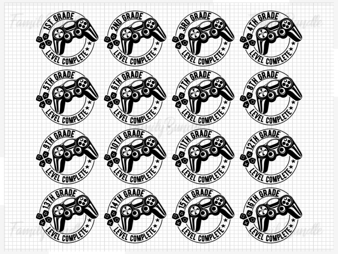 Level Complete Svg, Grade Svg, Second Grade Svg, Back to School Svg ...
