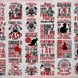 Fire Fighter Design Bundle, Fire Fighter Svg, Firefighter Flag Svg ...