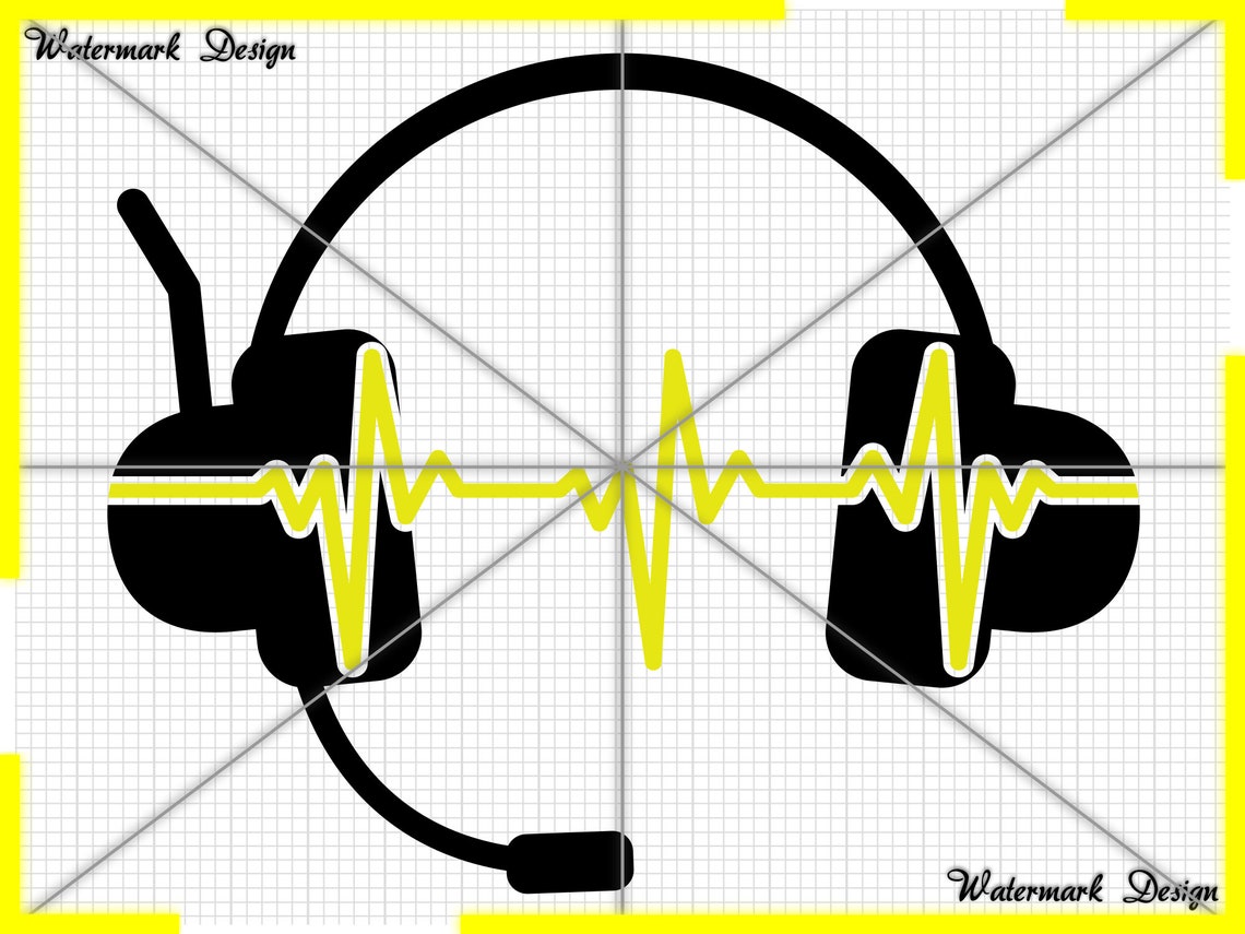Headset Heartbeat Dispatcher Svg 911 Dispatch Svg - Etsy