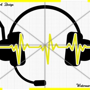 Headset Heartbeat Dispatcher Svg, 911, Dispatch Svg, Distressed Flag ...