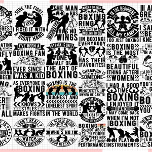 Boxing Bundle SVG, Boxing SVG, Boxing Gloves SVG, Boxer Svg, Boxing Svg ...
