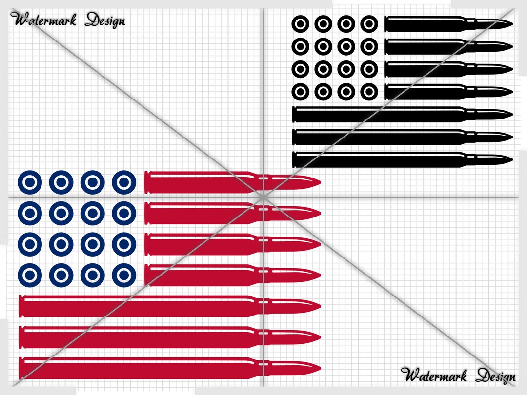 American Bullet Flag, American Flag Svg, Bullet Flag Svg, Bullet Svg ...