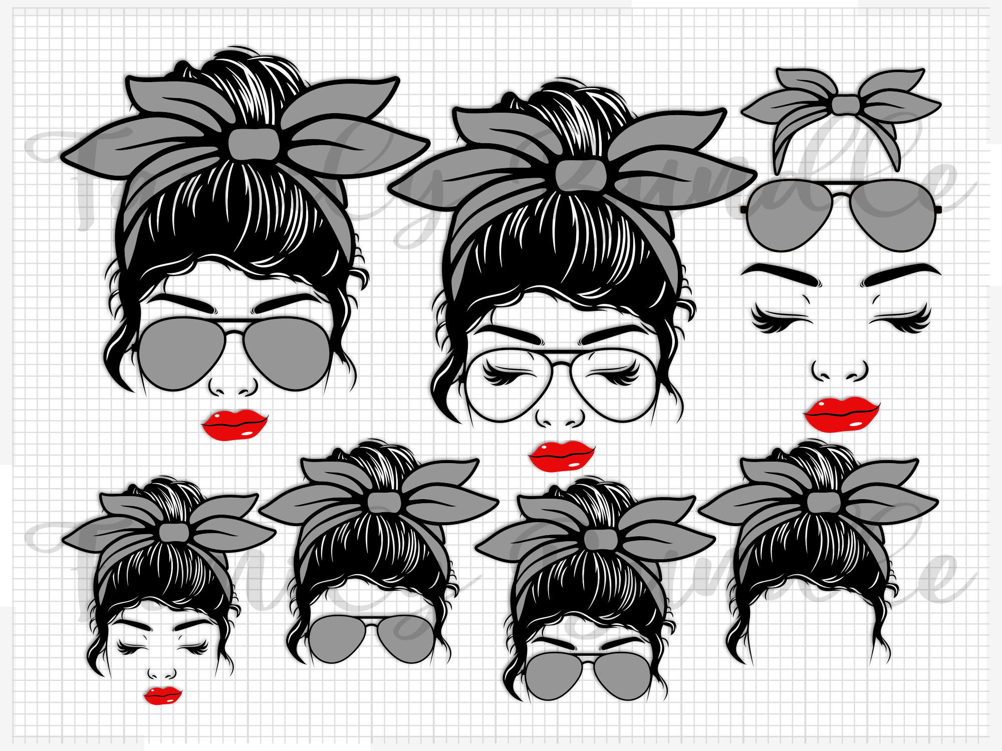 Messy Bun Svg Co Svg Law Enforcement Svg Correction Officer - Etsy