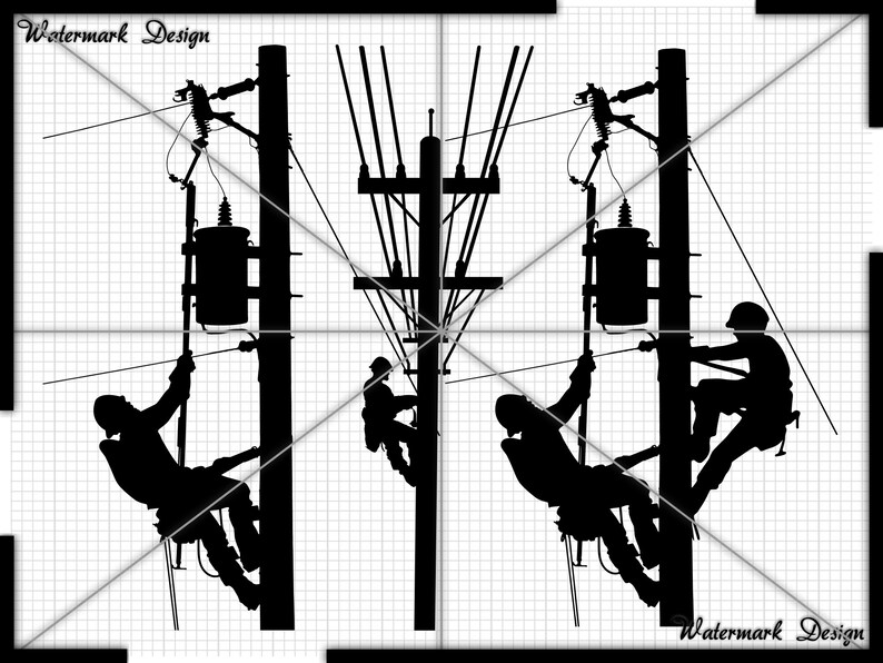 Lineman Electrician Svg - Vector Clip Art Cut File-commercial/personal ...
