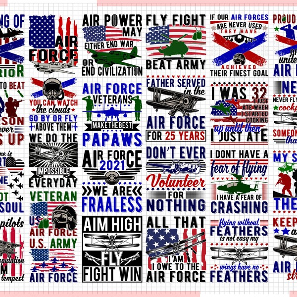 Air Force Svg - Etsy