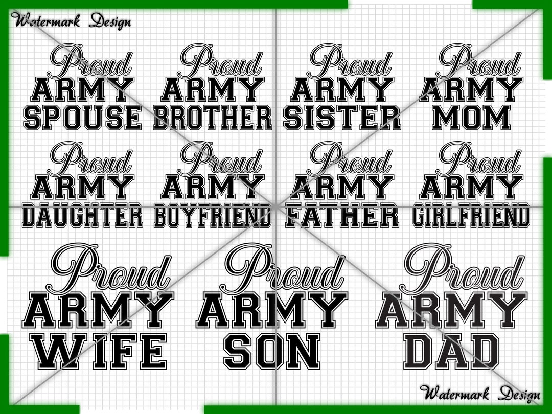 Army FAMILY Green Army Svg, Military Svg, Soldier Svg, Army Mom Svg ...