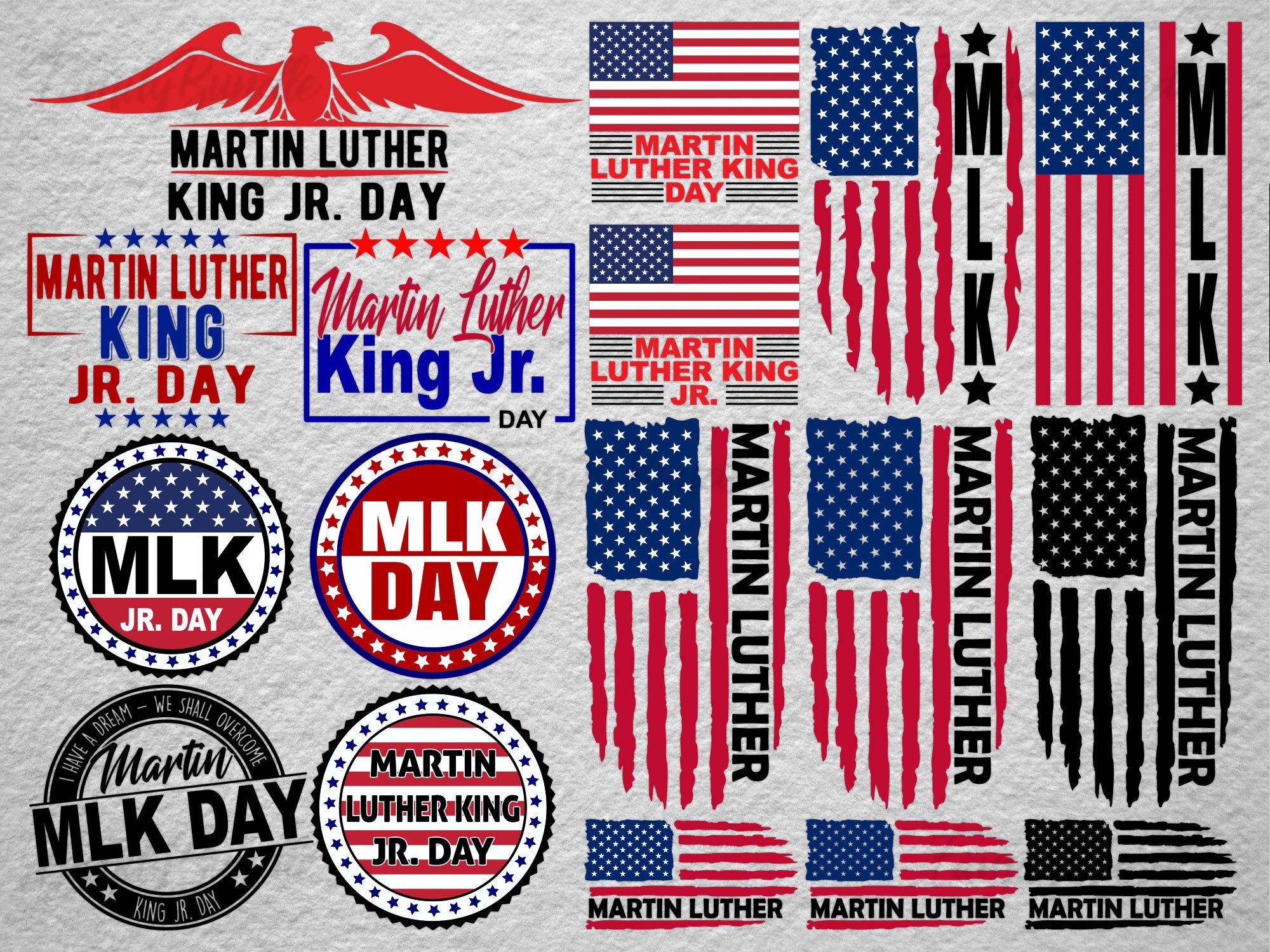 Dr. Martin Luther King Jr. Design for Digital Download AP6 - Etsy