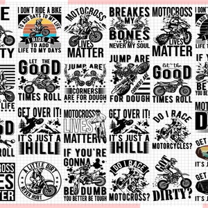 Motocross Design Bundle, Motocross Svg, Motorcycle Svg, Motorbike Svg ...