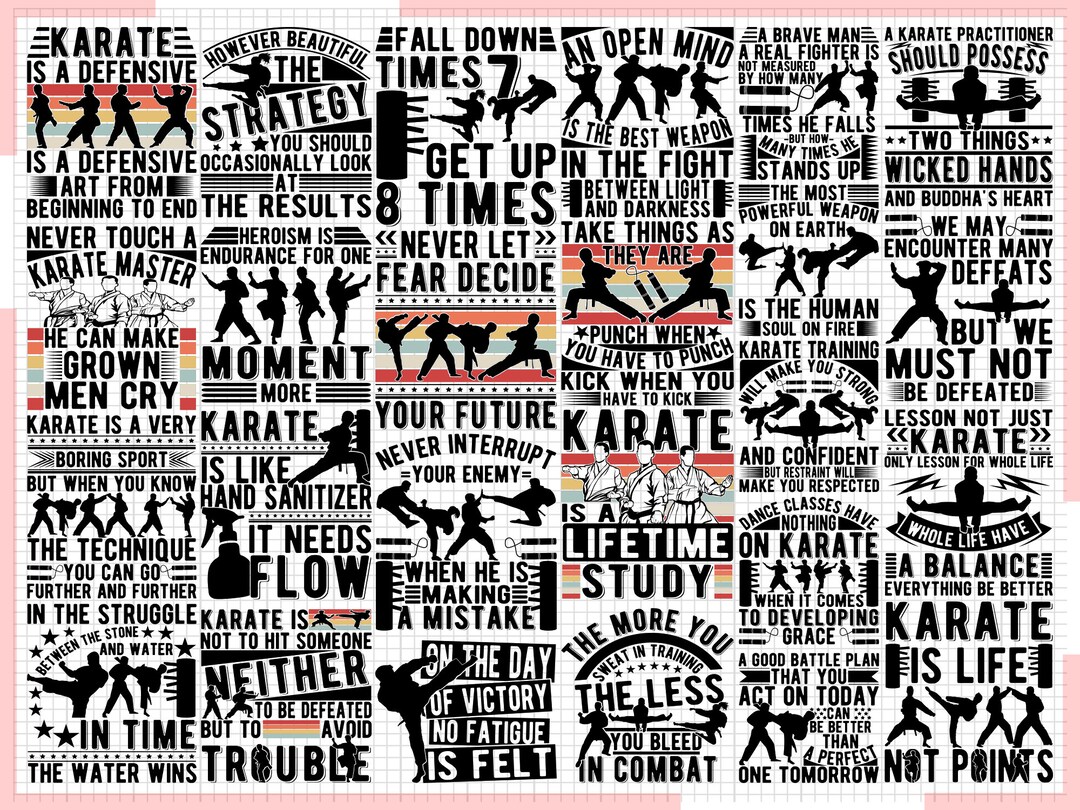 Karate Bundle SVG, Karate Cricut, Karate Quotes Svg, Karate Shirt Svg ...