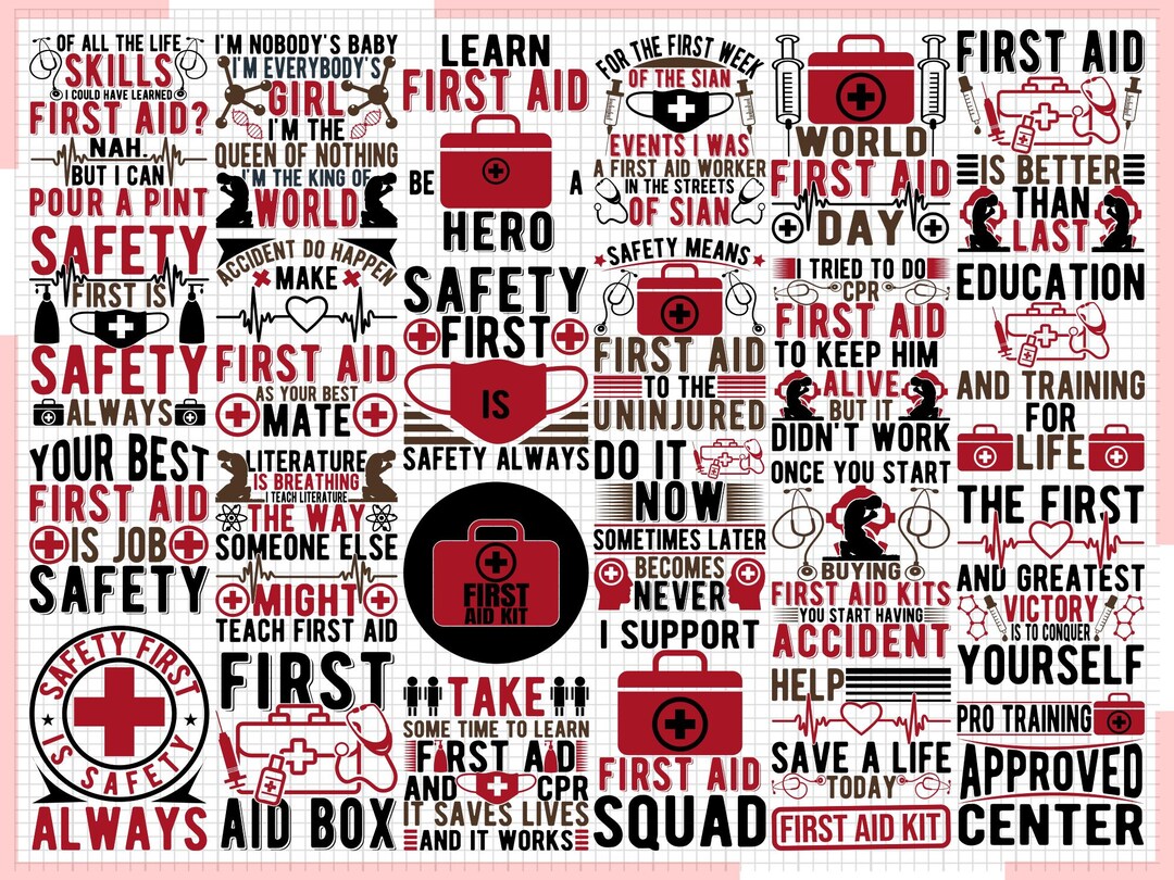 First Aid Svg, First Aid Symbol Svg, Emergency Kit Svg, Emergency ...