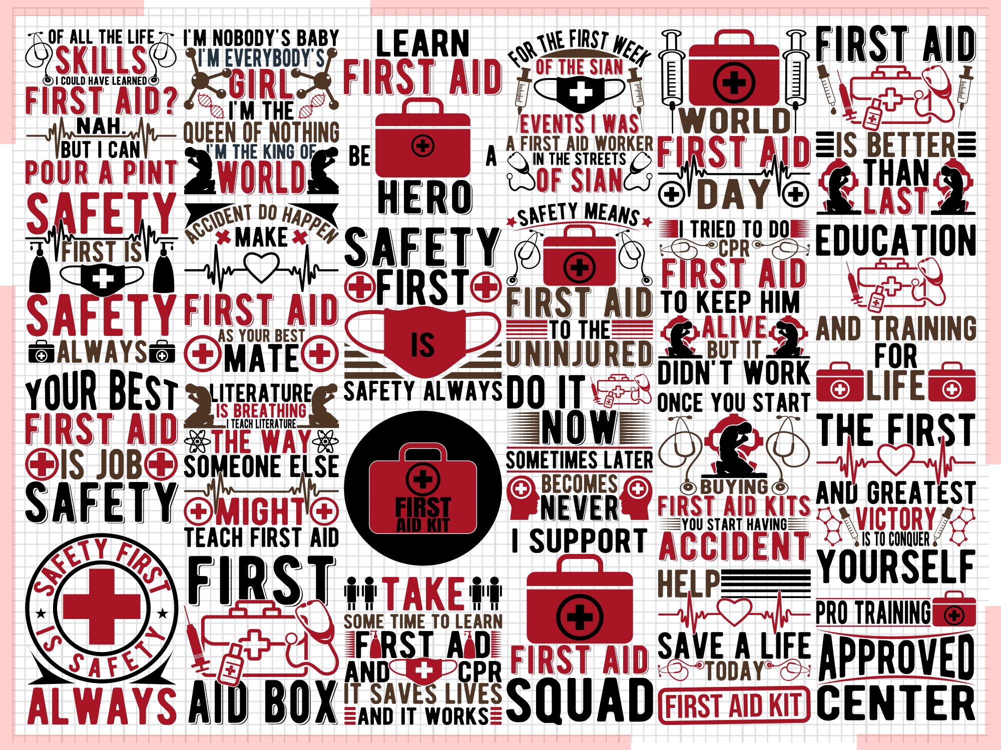 First Aid Svg, First Aid Symbol Svg, Emergency Kit Svg, Emergency ...