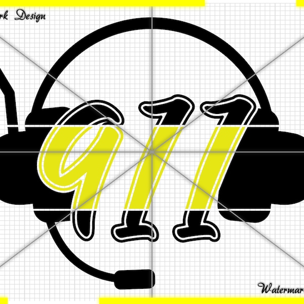 911 Dispatcher Logo - Etsy