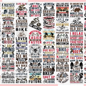 Bicycle Bundle SVG, Bicycle Svg, Biker Svg, Mountain Bike, Png ...