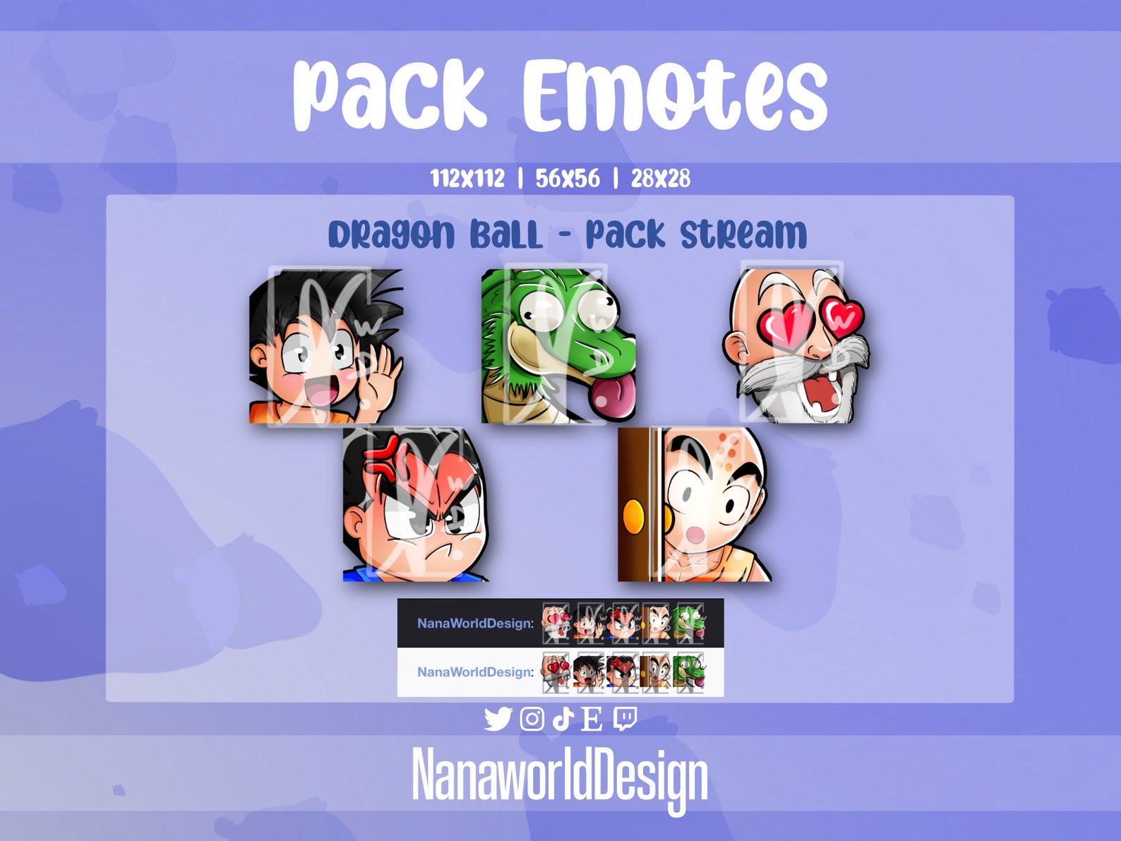 Overlay Dragon Ball Twitch Stream Pack Overlay gaming Just | Etsy