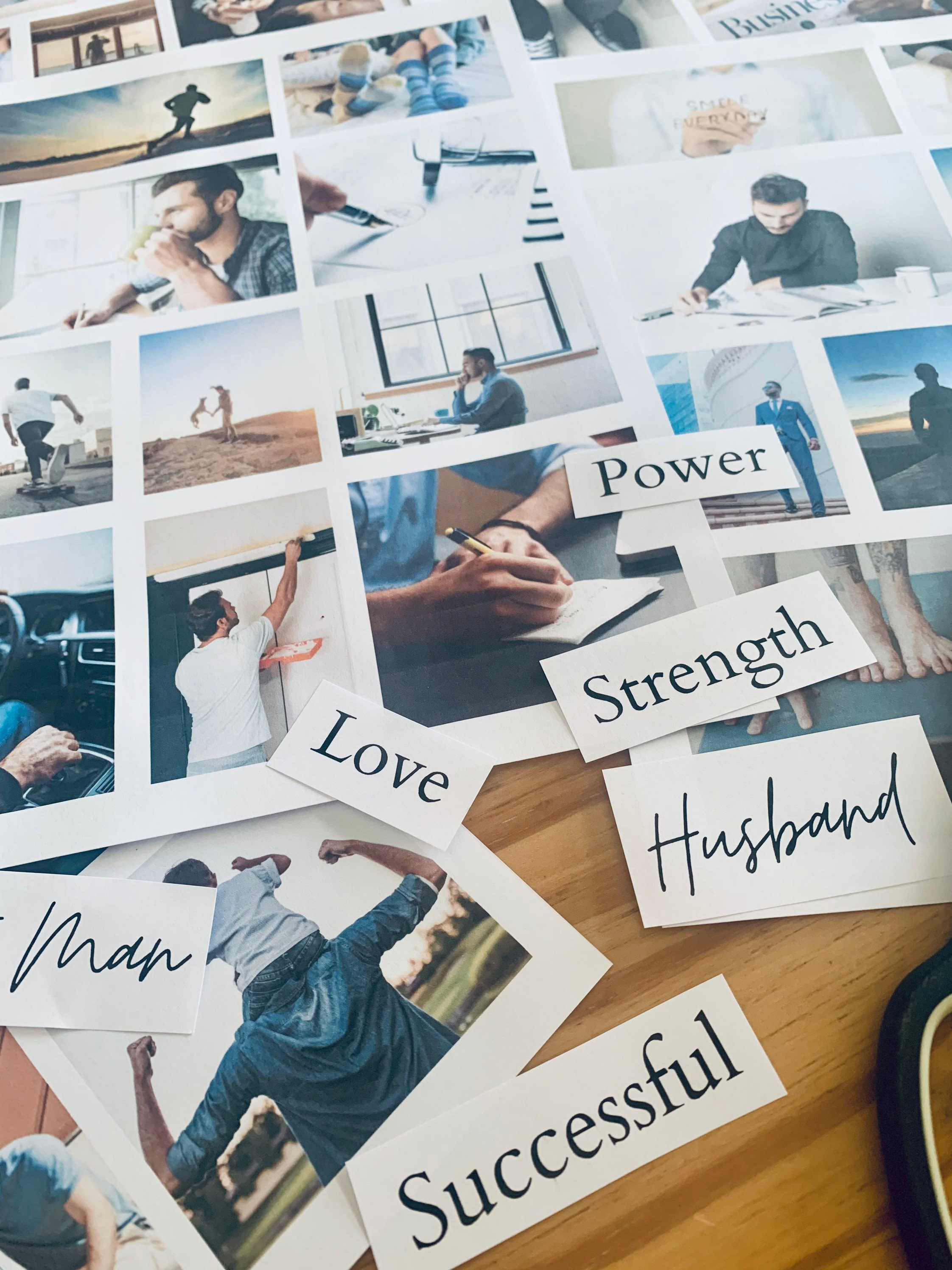 Vision Board Kit for Men Vision Board Printables Vision | Etsy UK