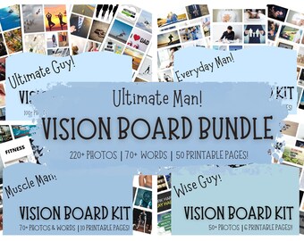 Boys Vision Board Printable - Etsy