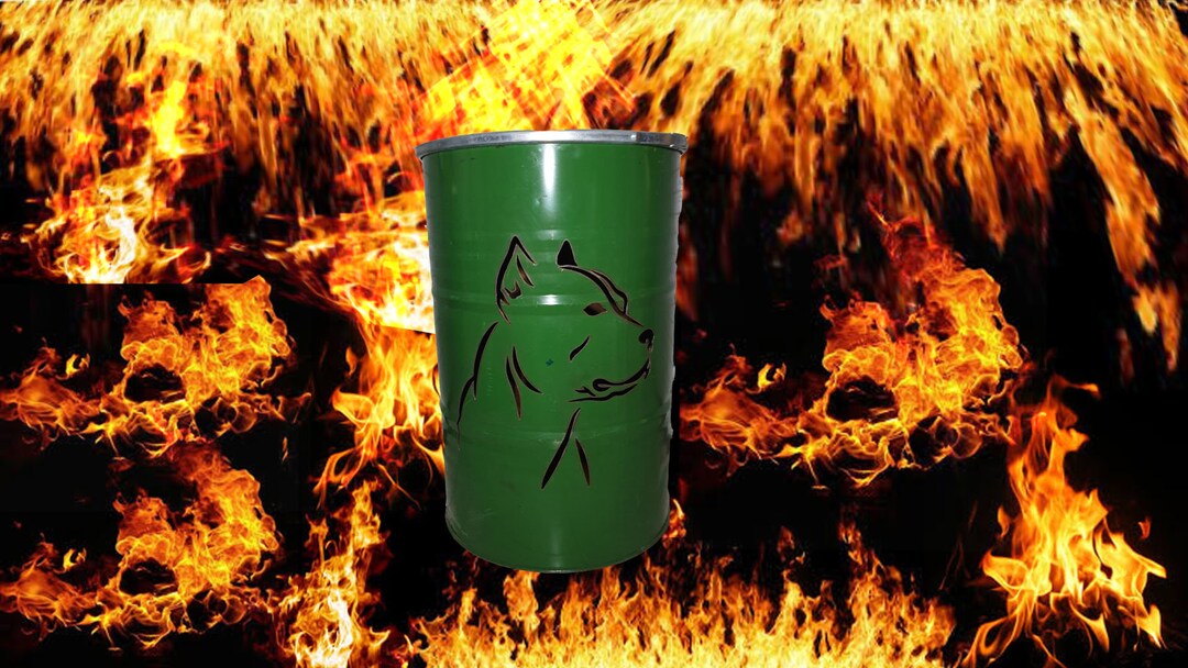Fire Ton Pit Bull Fire Set Fire Bowl Fire Bowl Decoration Gift Barrel ...