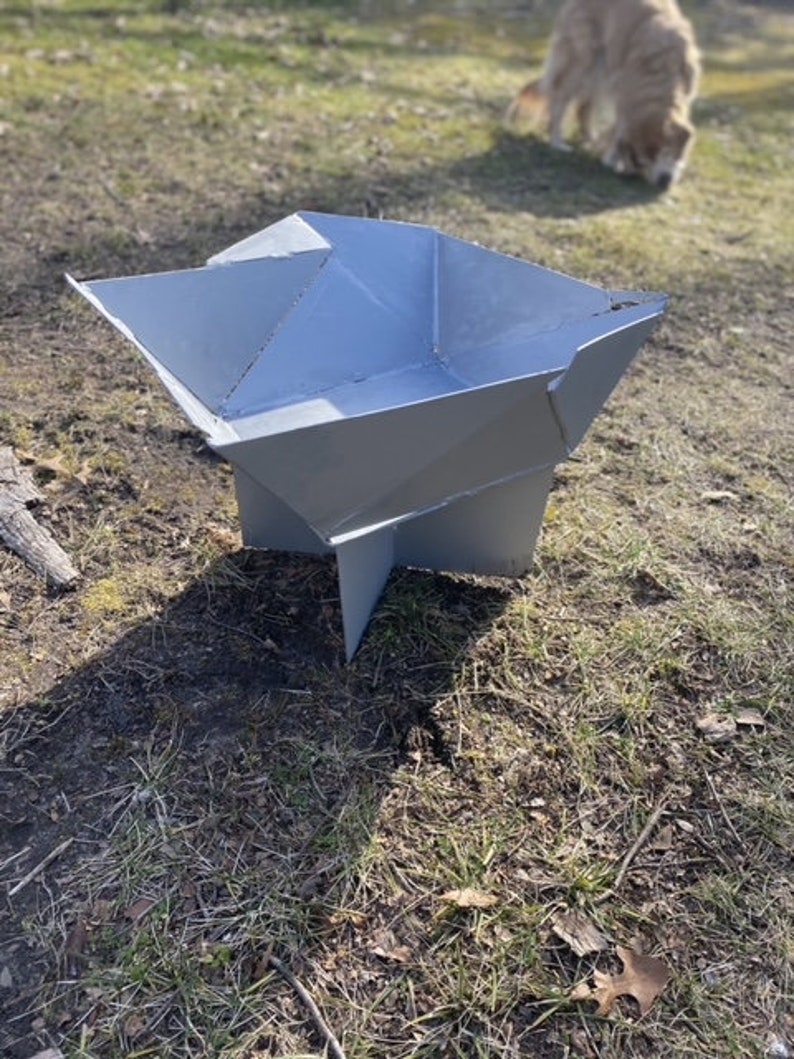 Hand-crafted Steel Firepit - Etsy