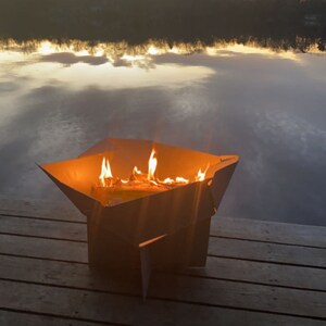 Hand-crafted Steel Firepit - Etsy