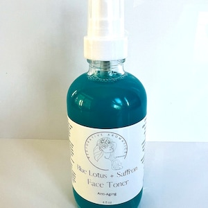 Blue Lotus + Saffron Face Toner - Luxurious and Exotic- Nourish and ...