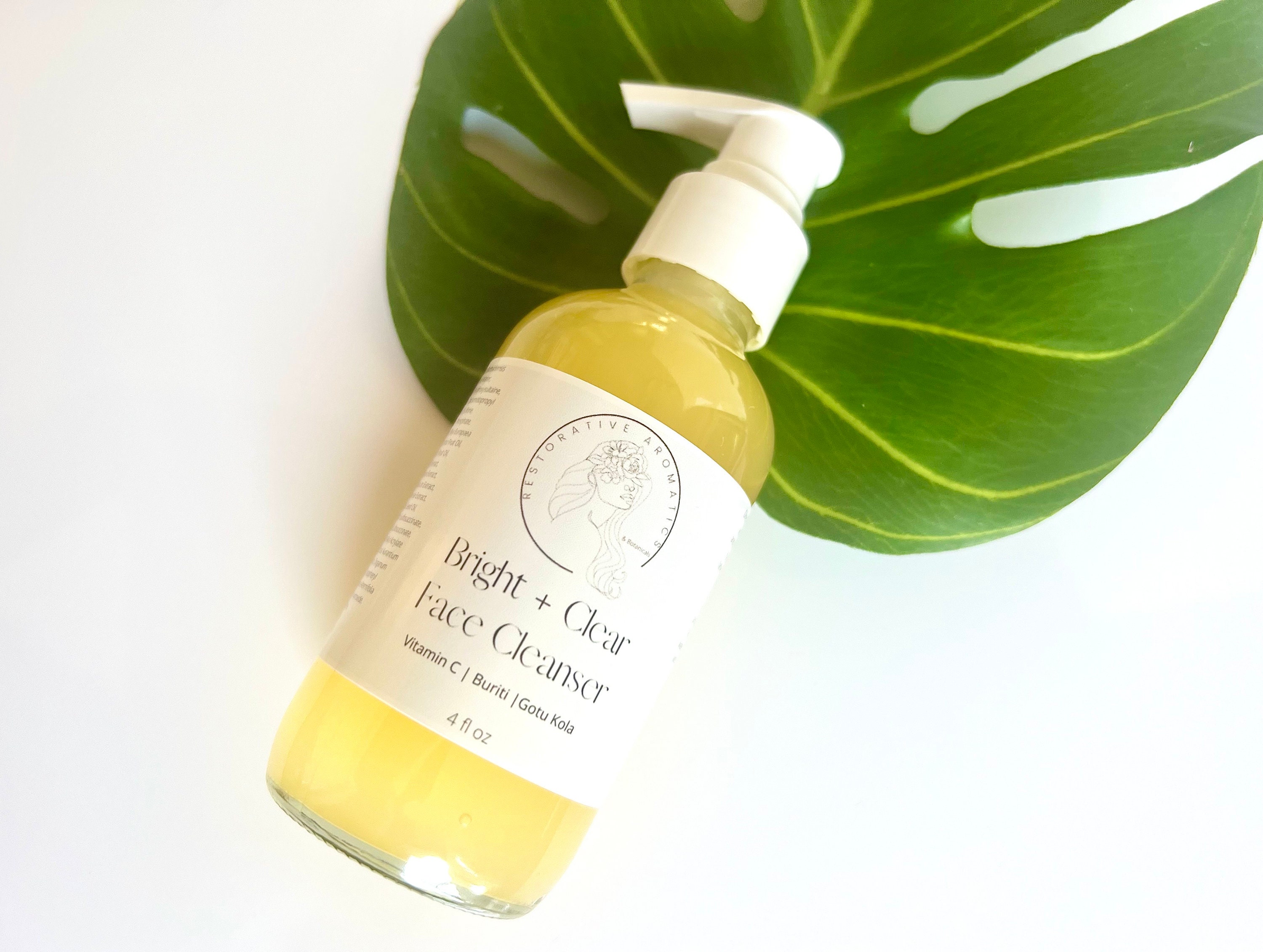 Bright + Clear Face Cleanser - Vitamin C + Buriti + Gotu Kola - Sulfate ...
