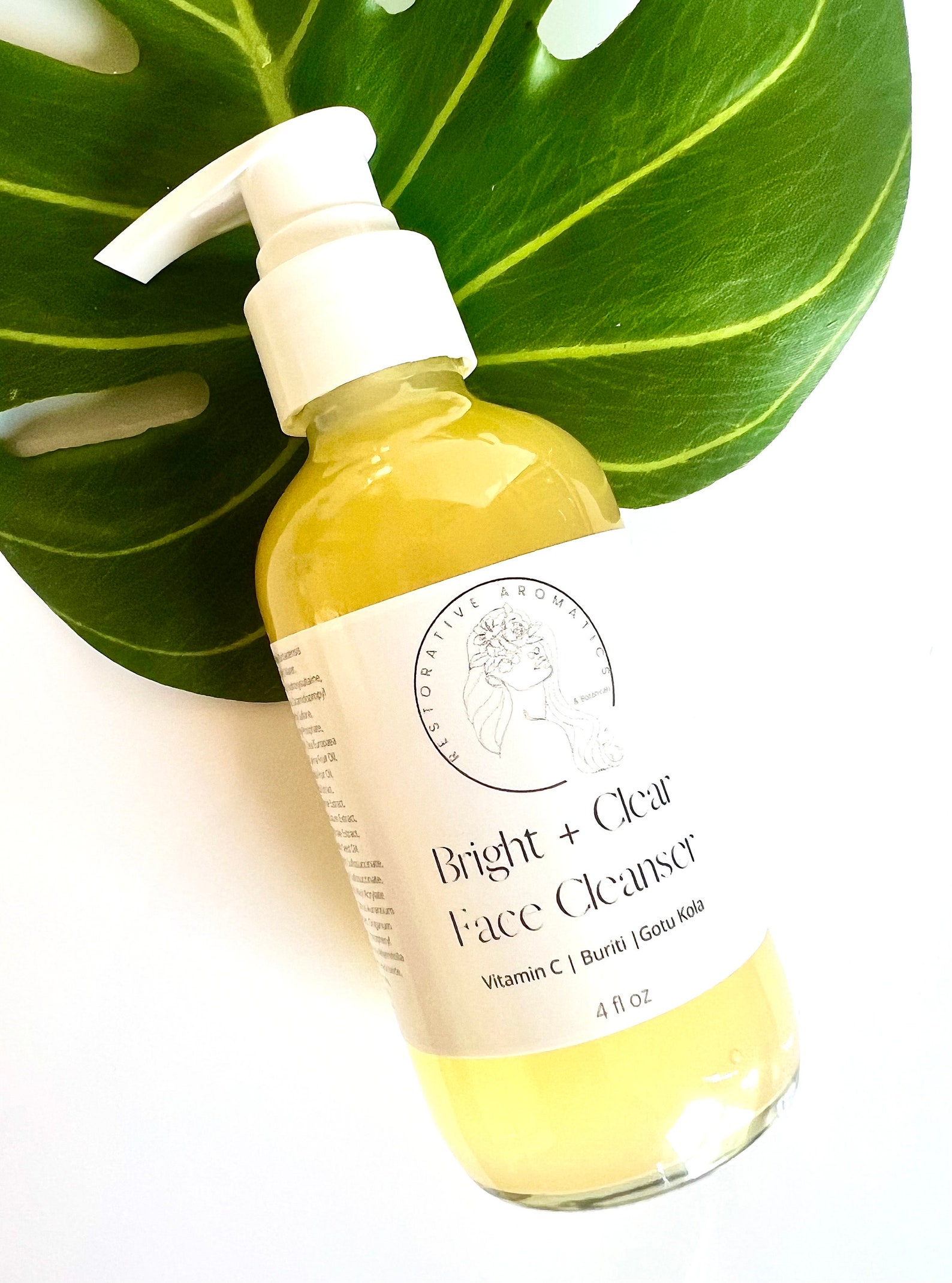 Bright + Clear Face Cleanser - Vitamin C + Buriti + Gotu Kola - Sulfate ...