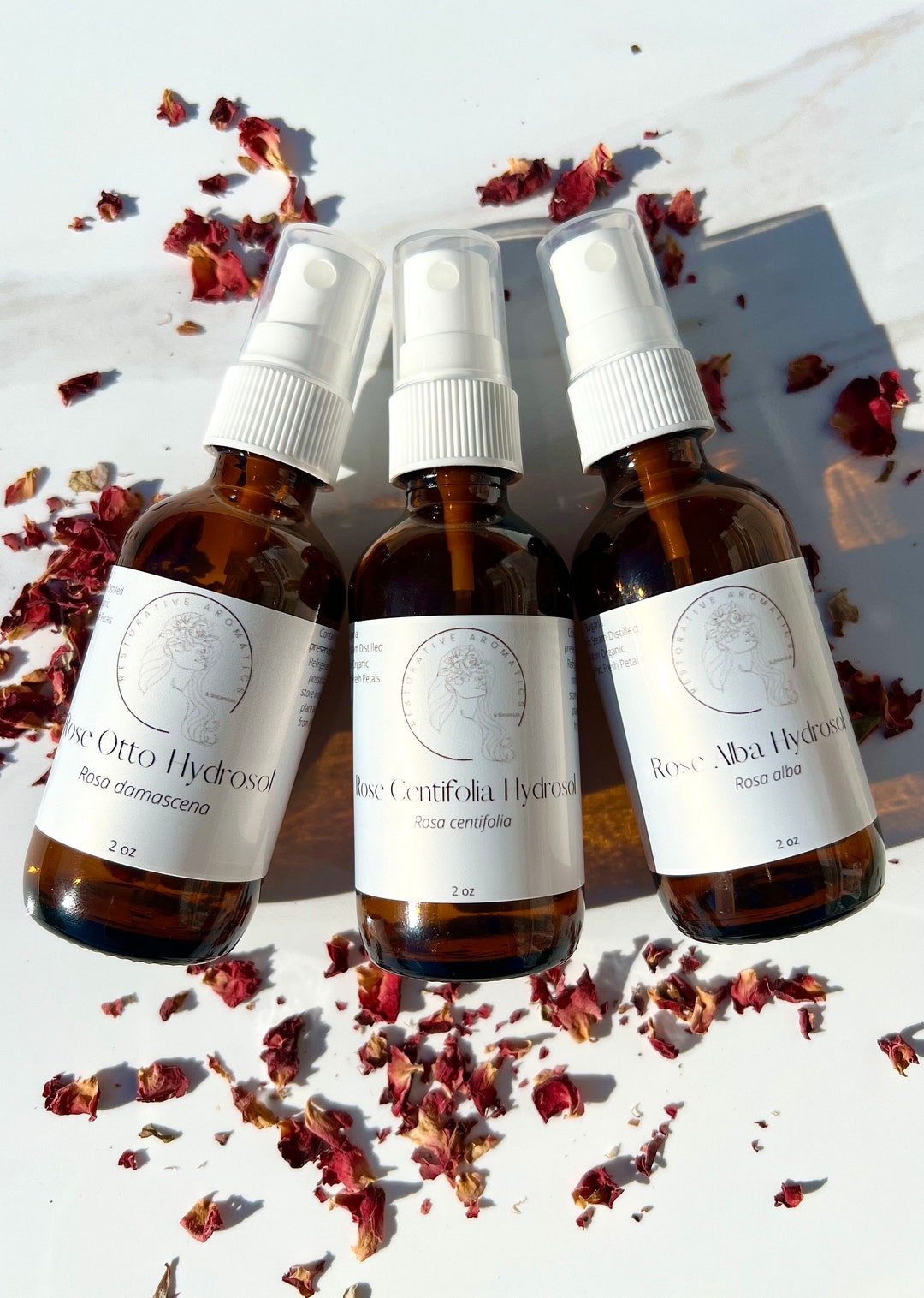 Rose Hydrosol Collection Gift Set Sample Set - Etsy