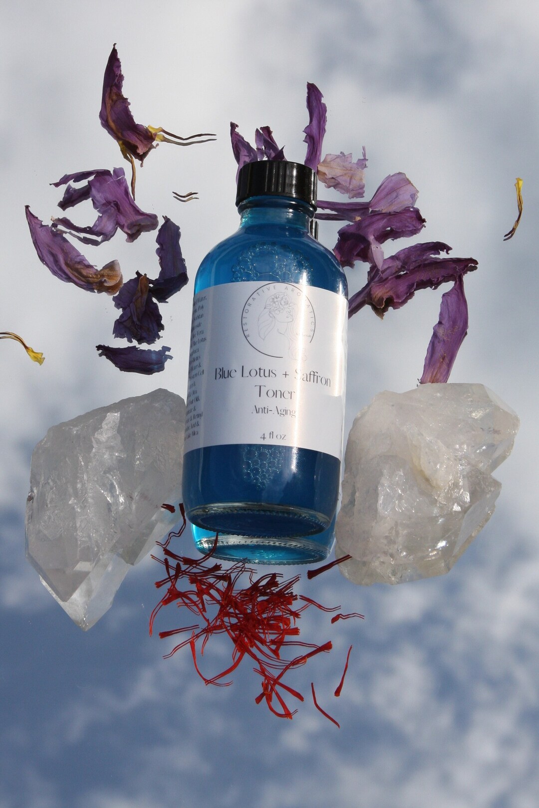 Blue Lotus Saffron Face Toner Luxurious and Exotic - Etsy