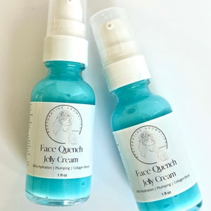 Face Quench Jelly Cream - Lightweight Gel Moisturizer for Supple, Plump ...