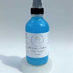 Blue Lotus Saffron Face Toner Luxurious and Exotic - Etsy