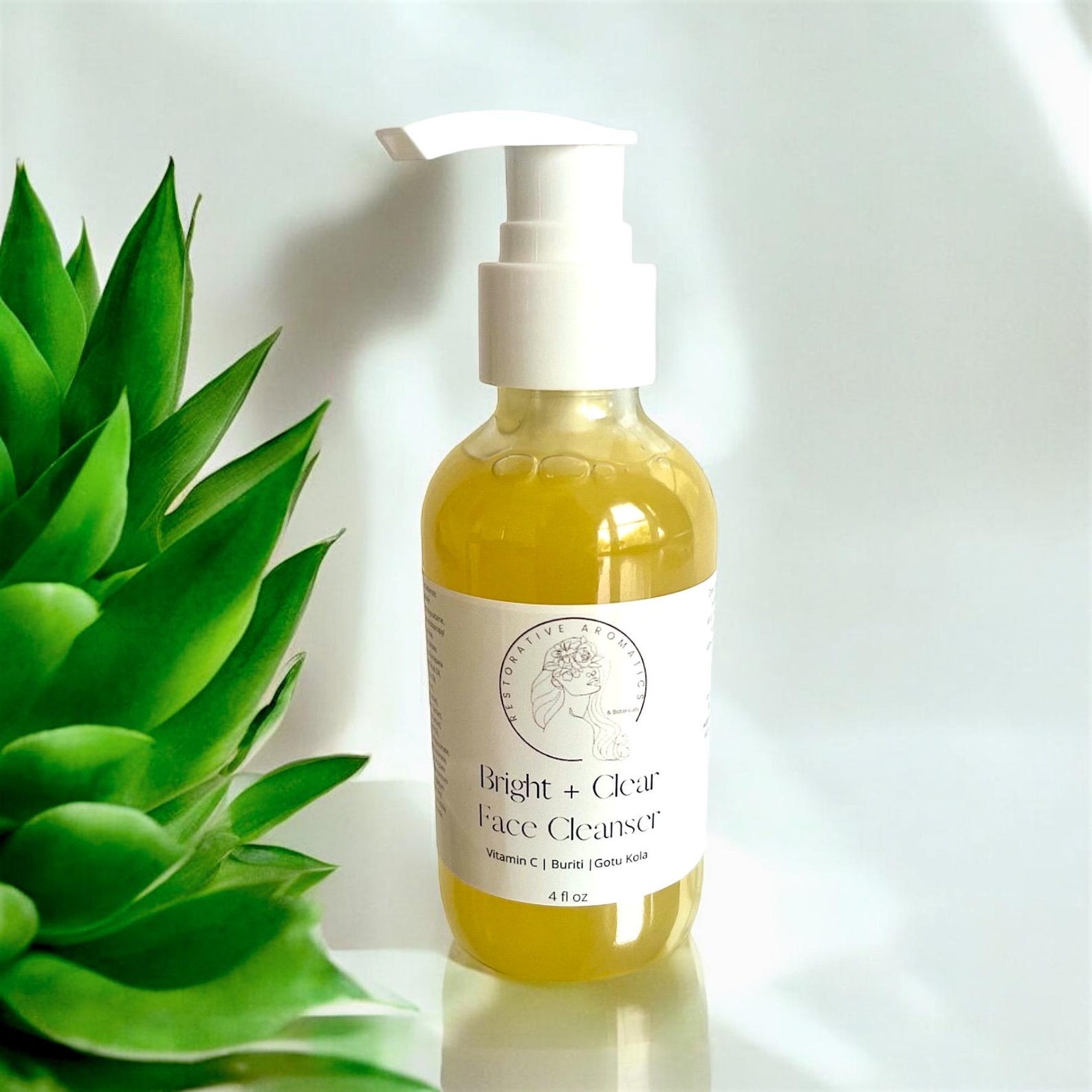 Bright + Clear Face Cleanser - Vitamin C + Buriti + Gotu Kola - Sulfate ...