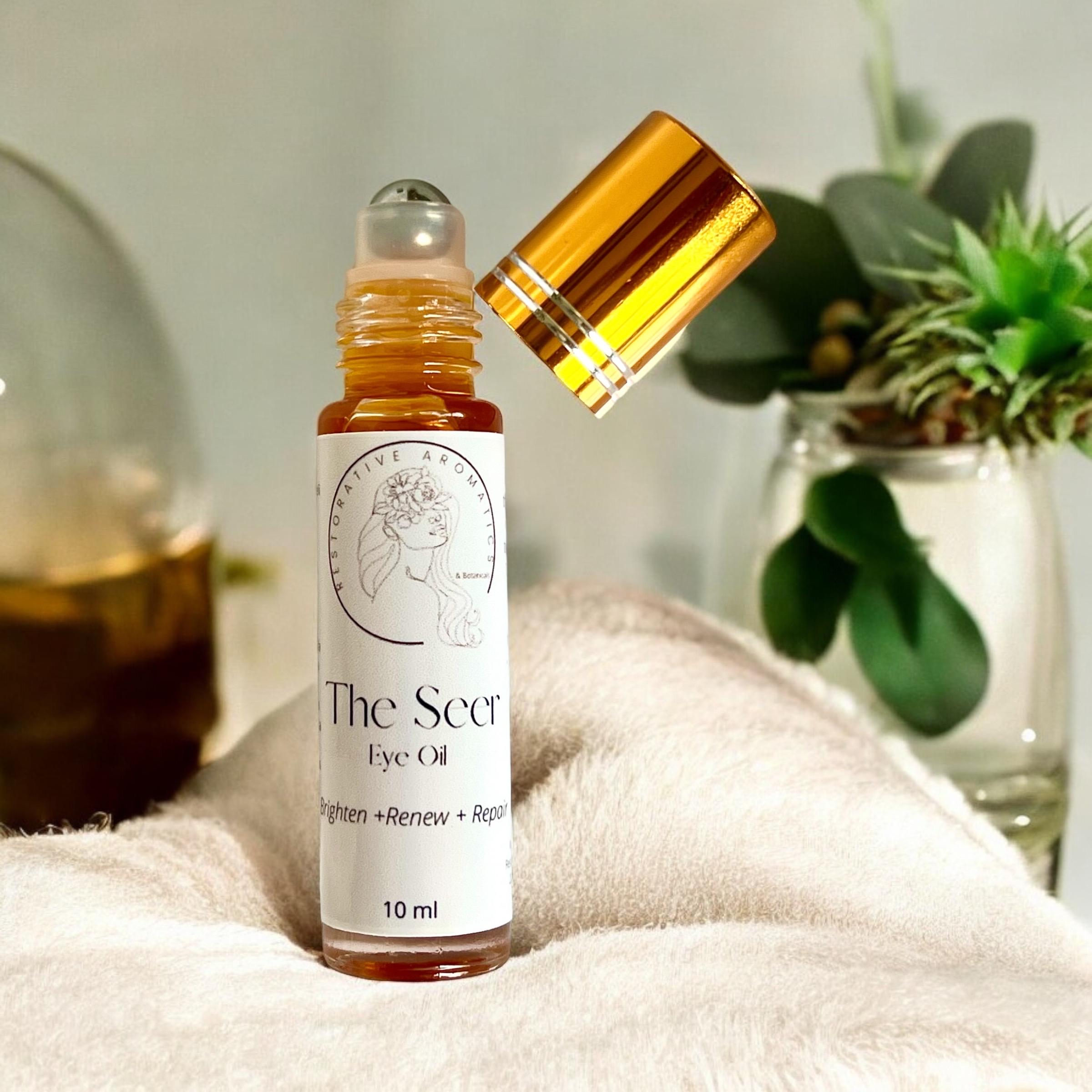 The Seer Under Eye Oil Serum | Frankincense Resin Infused Oil + Green ...
