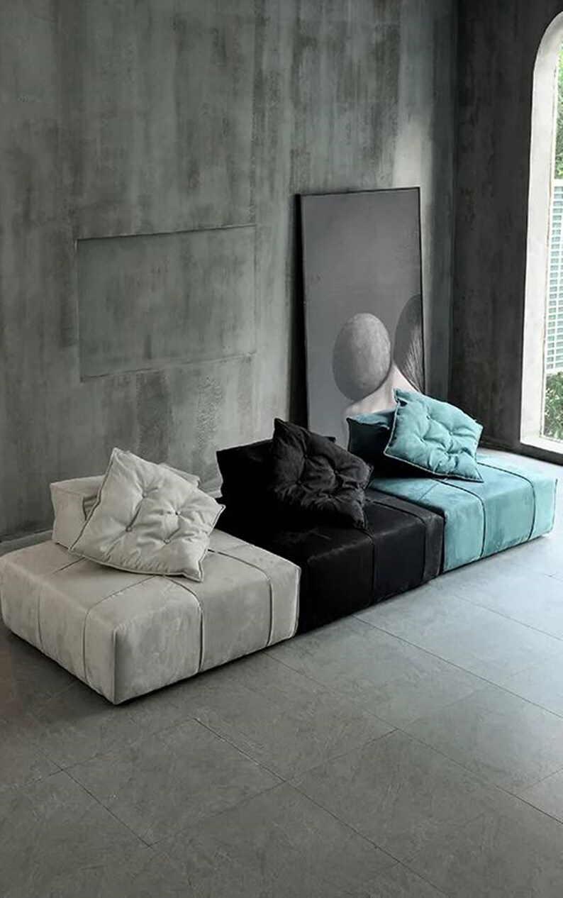 Floor Modular Sofa, Set of Floor Couch, Sofa Cushion, Bench Cushion ...