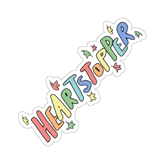 Heartstopper Logo Sticker Leaves Boys Teen Drama | Etsy New Zealand