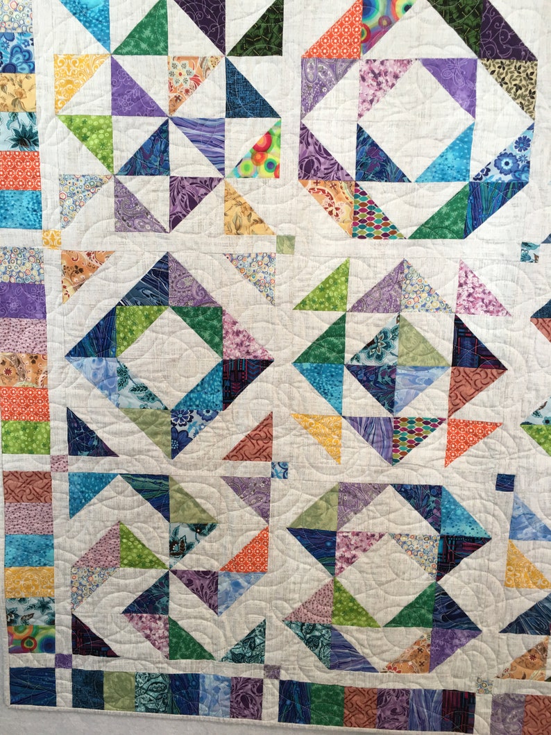 Scrappy Sampler Quilt - Etsy