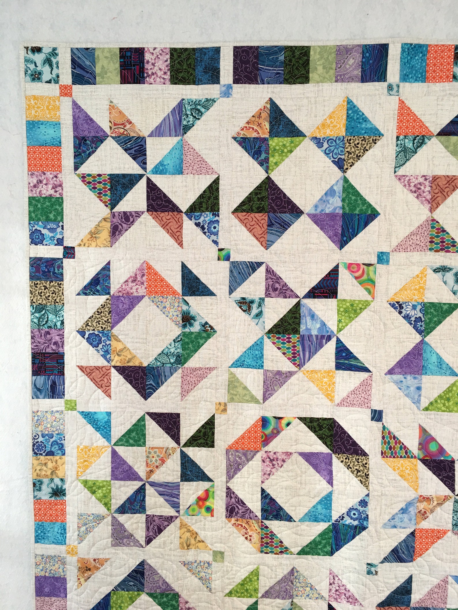Scrappy Sampler Quilt - Etsy