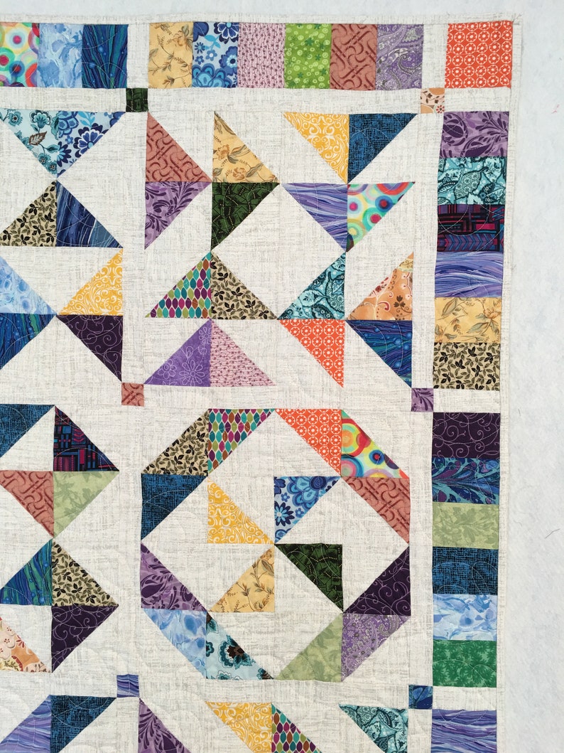 Scrappy Sampler Quilt - Etsy