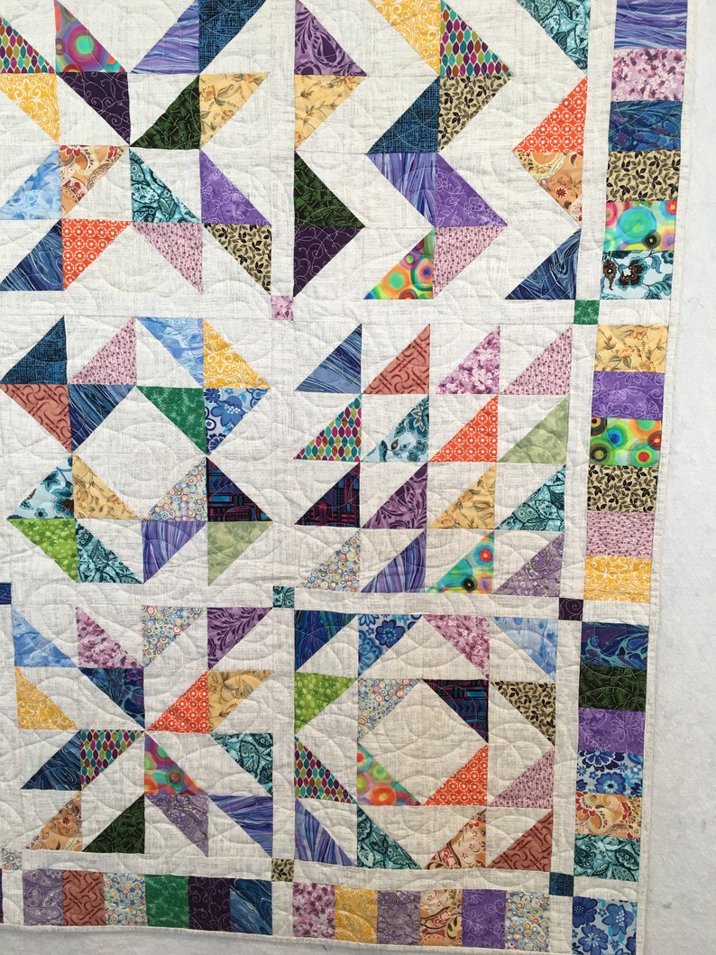 Scrappy Sampler Quilt - Etsy