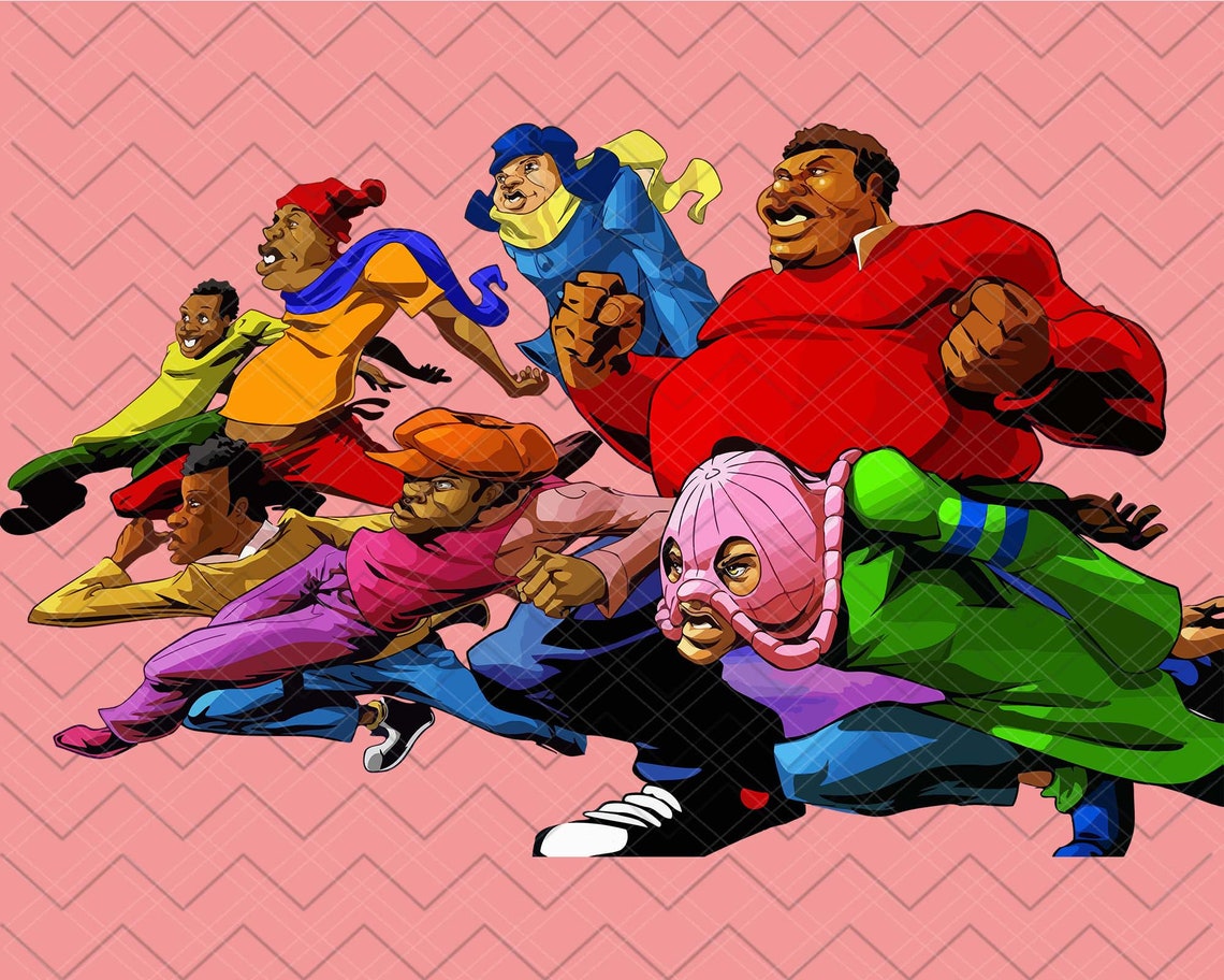 Fat Albert And The Gang Ready For Battle Black Cartoon Movie | Etsy