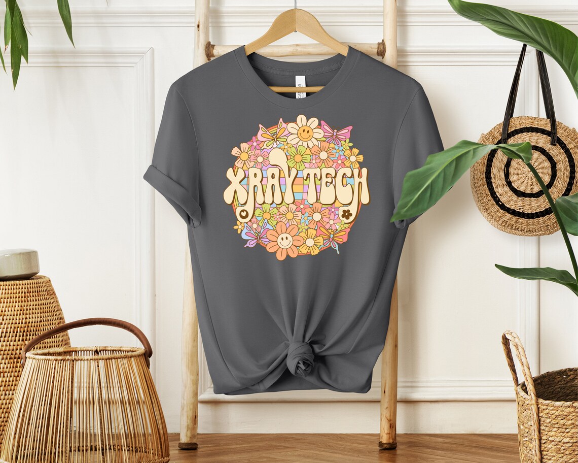 Summer Vibes Xray Medical Shirt X-ray-imaging Colorful Spring Med Tee ...