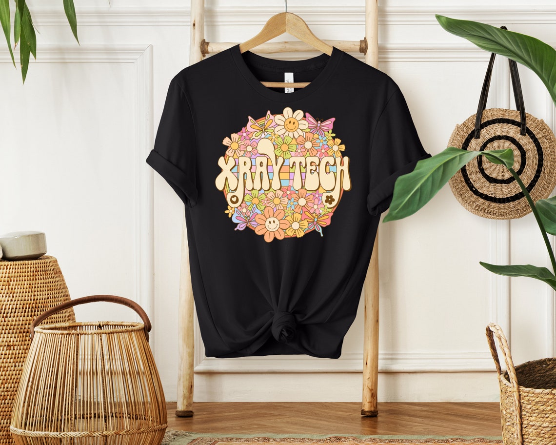 Summer Vibes Xray Medical Shirt X-ray-imaging Colorful Spring Med Tee ...