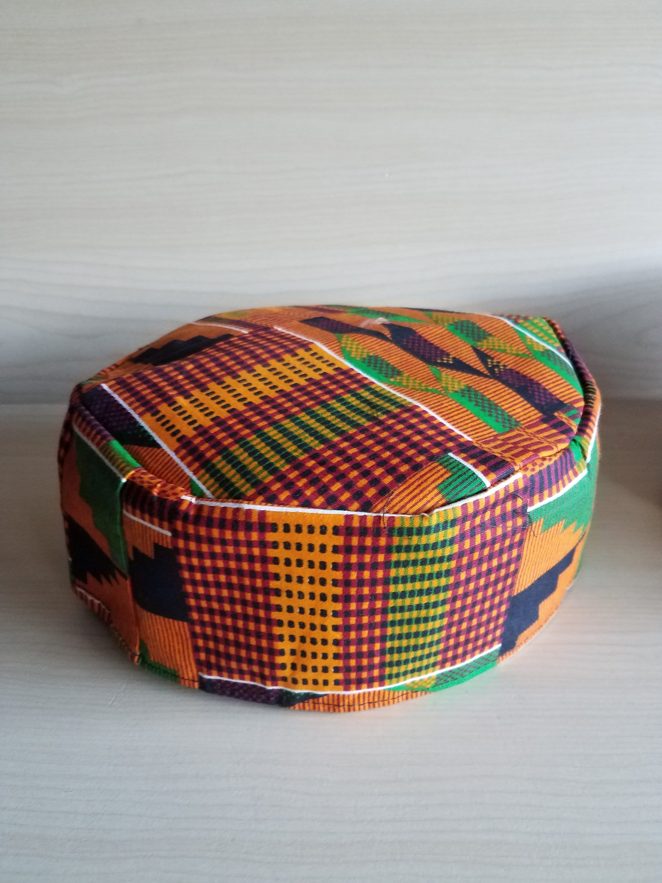 Kente Kufi Hat African Kufi Hat 100% Cotton One Size African Kufi ...