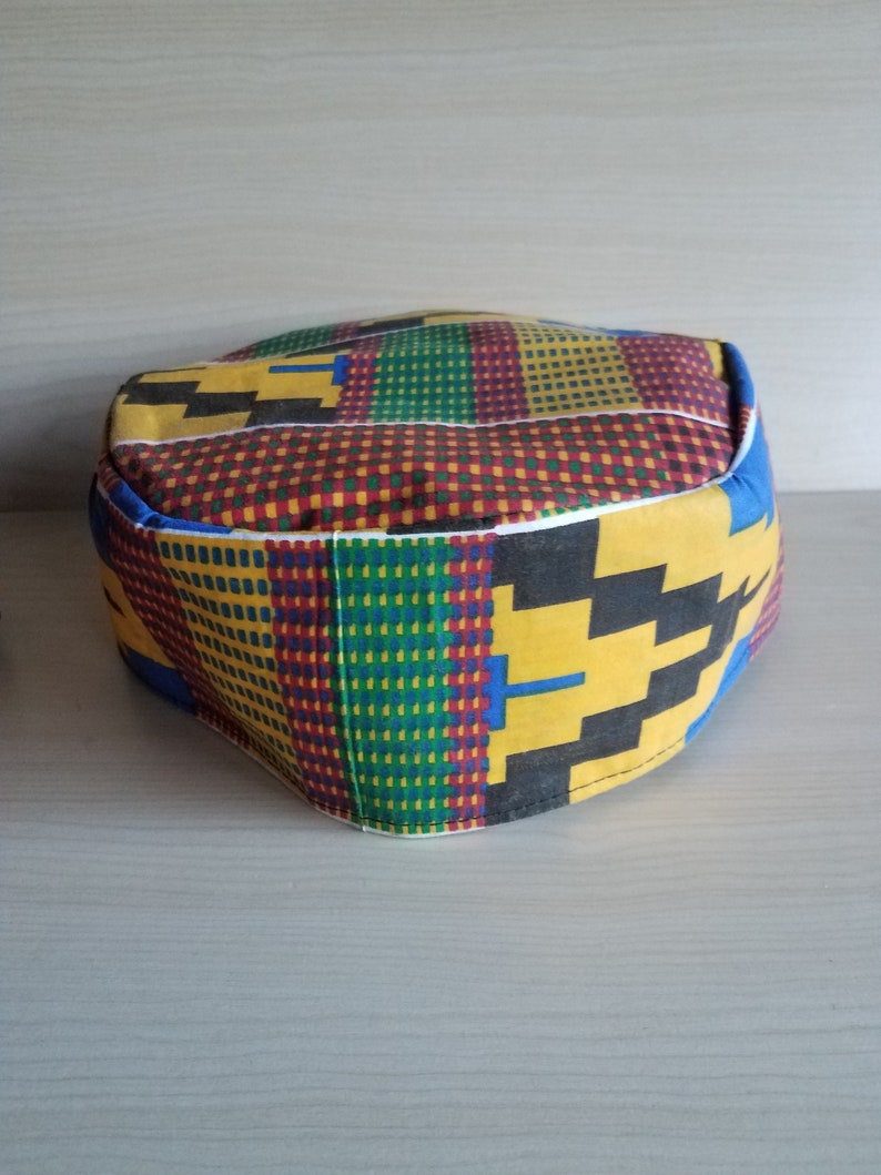 Kente Kufi Hat African Kufi Hat 100% Cotton One Size African Kufi ...