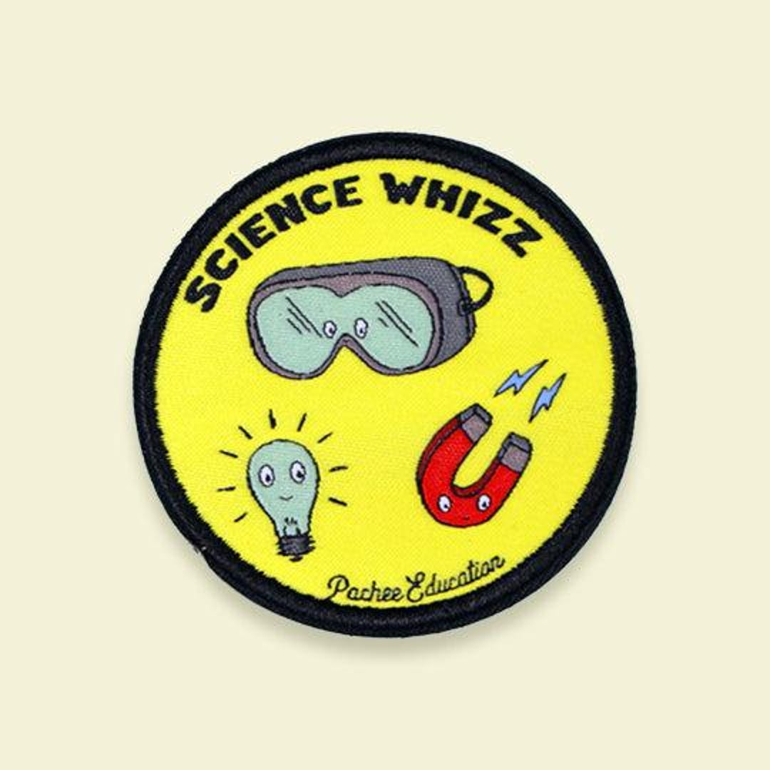 Science Whizz Patch - Educational Iron-on Patch for Kids and Adults - Etsy