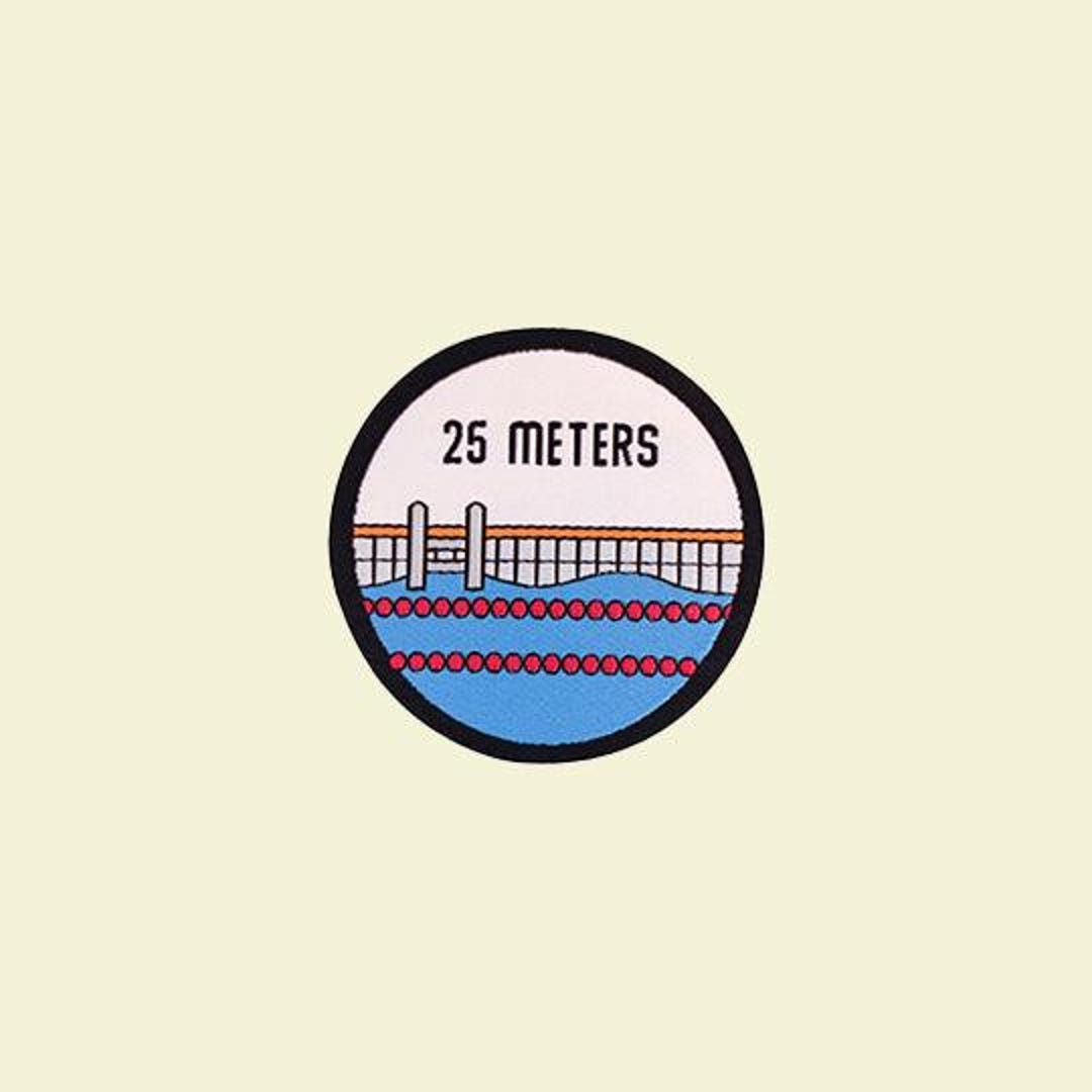 Swim Patch 25 Meters Swim Team Athlete Gift Swim Club Sports Patch Iron ...