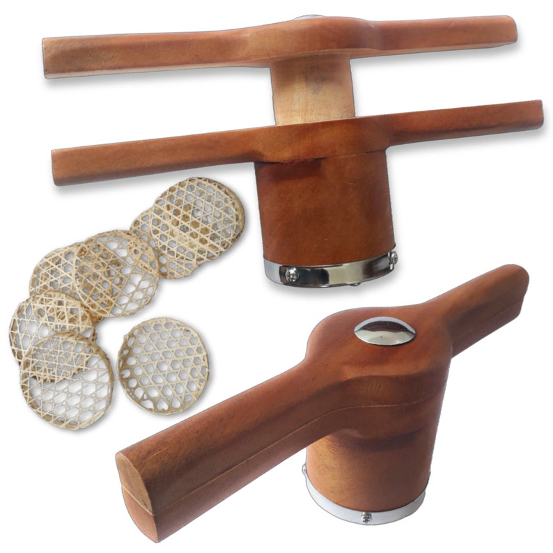 Handmade Sri Lankan String Hopper Maker: Wooden Idiyappam Press ...