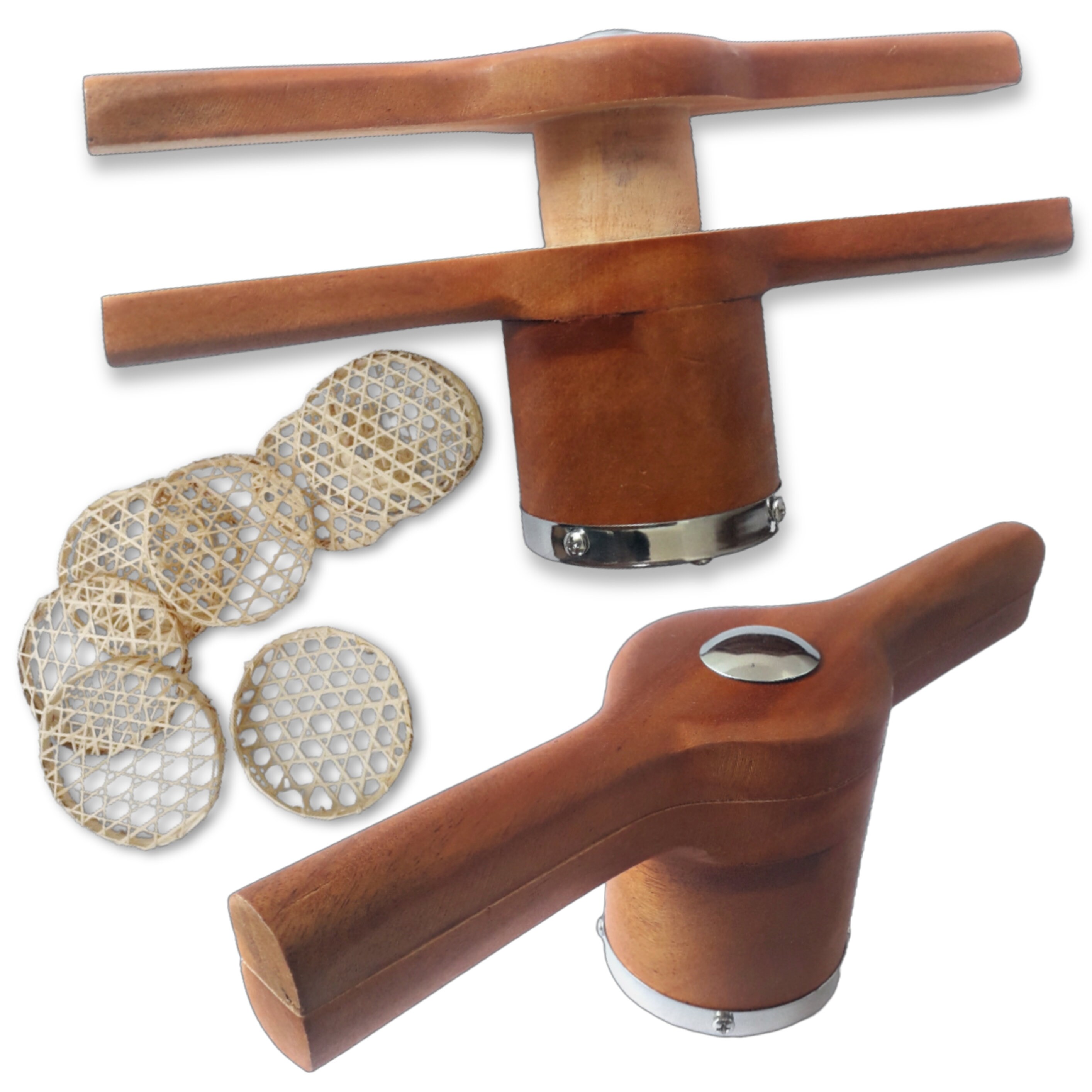 Handmade Sri Lankan String Hopper Maker: Wooden Idiyappam Press ...