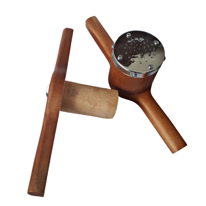 Handmade Sri Lankan String Hopper Maker: Wooden Idiyappam Press ...