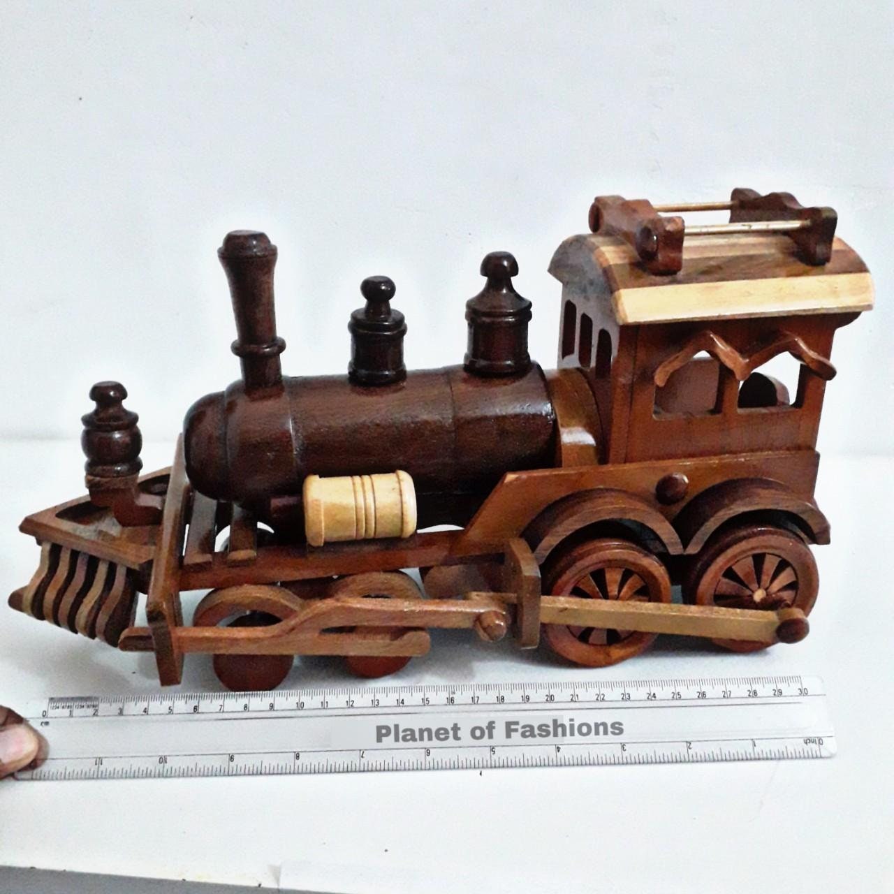 Handmade Wooden Steam Train Décor Vintage-inspired Railway - Etsy
