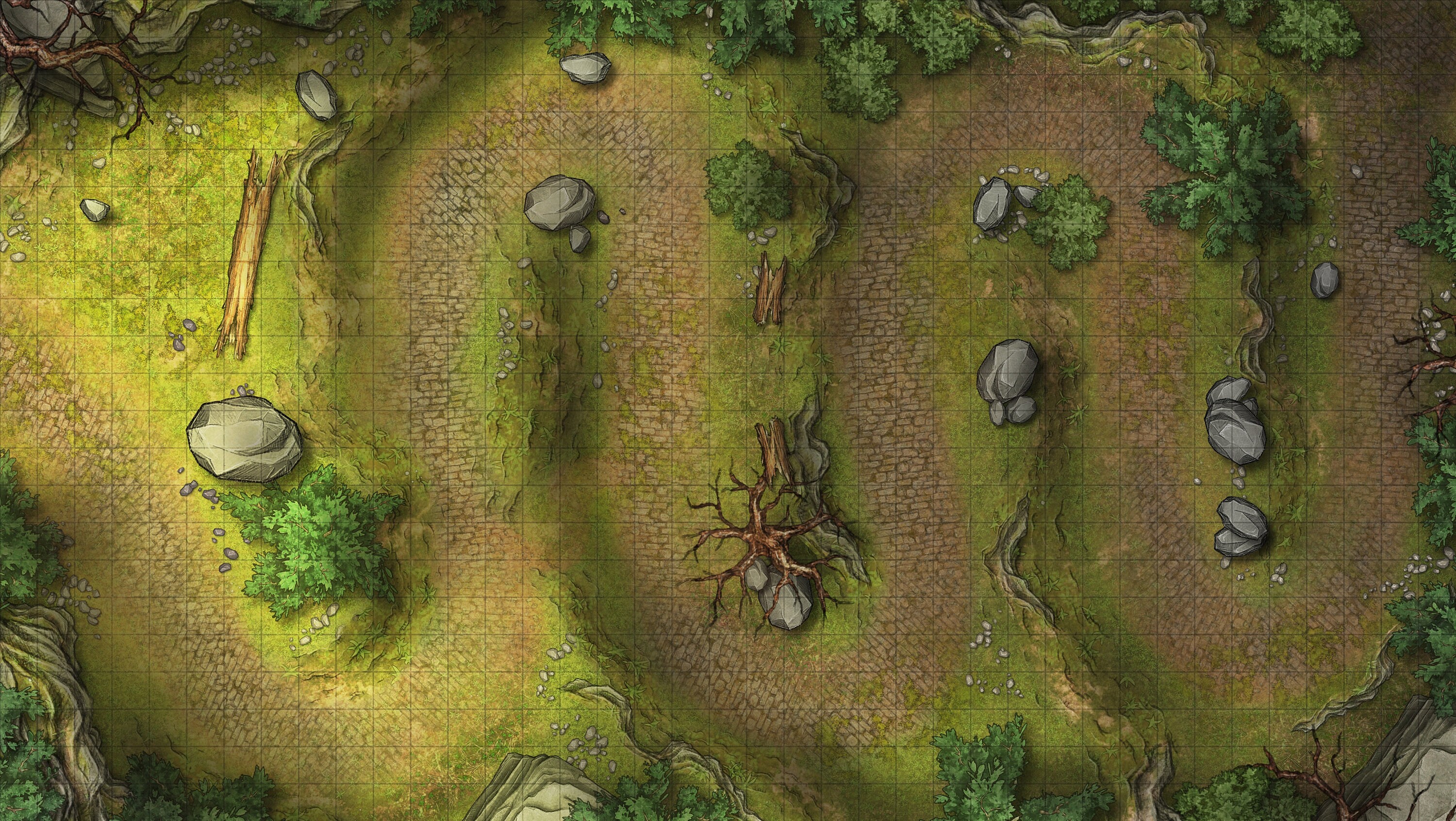 Forest Battlemap Pack for Dungeons and Dragons 4k - Etsy
